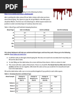 Blood Typing Lab Results and Analysis | PDF | Blood Type | Immunology