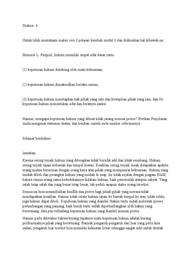 Diskusi 6 | PDF