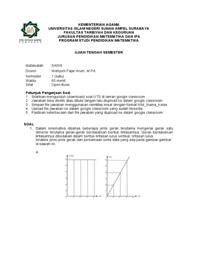 Soal Uts | PDF | Metode & Bahan Ajar