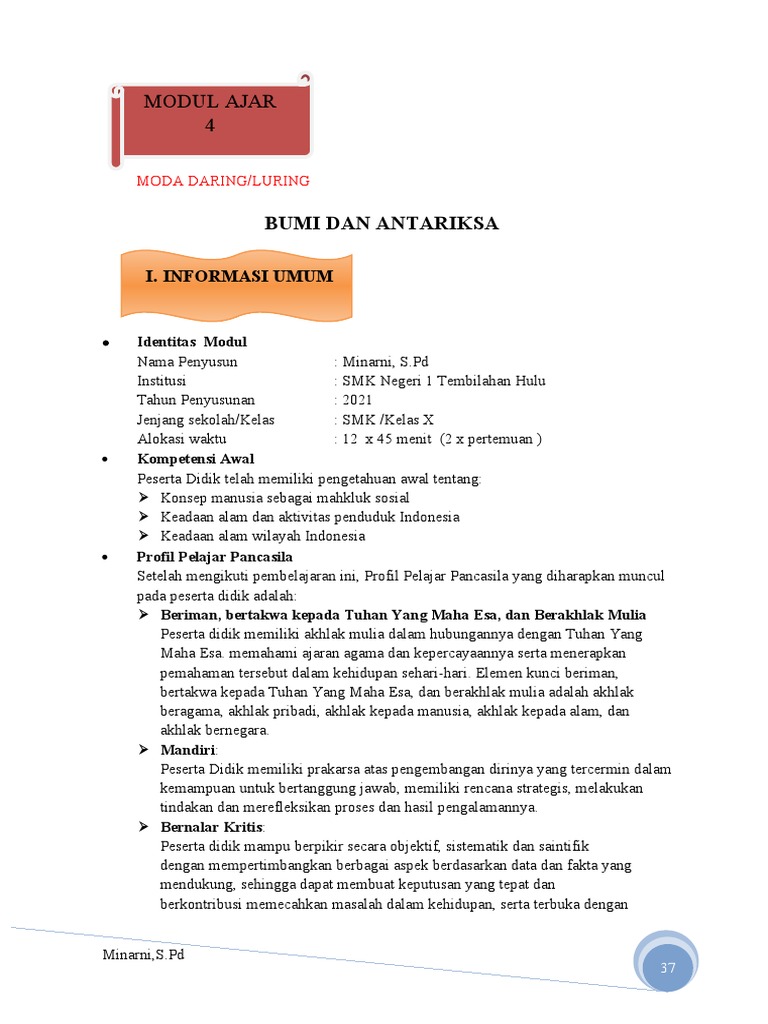 Modul Bumi Dan Antariksa | PDF