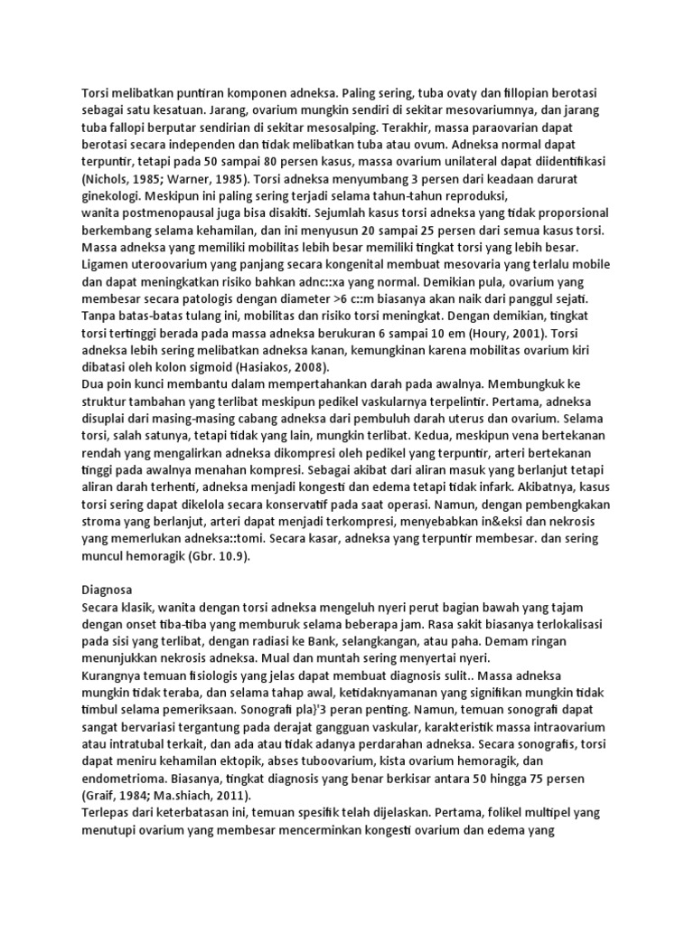 Adnexal Torsio 1 | PDF