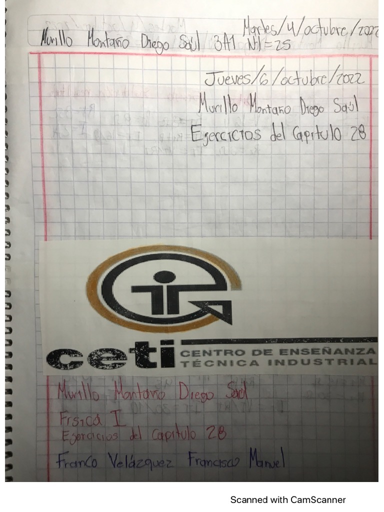 Ejercicios Del Capítulo 28 | PDF