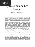 No Oyes Ladrar A Los Perros | PDF