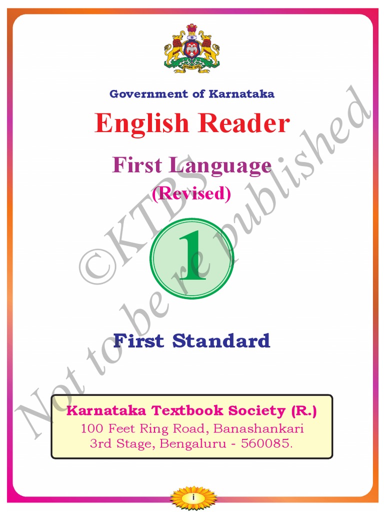 1st English Reader | PDF | Reading Comprehension | Learning