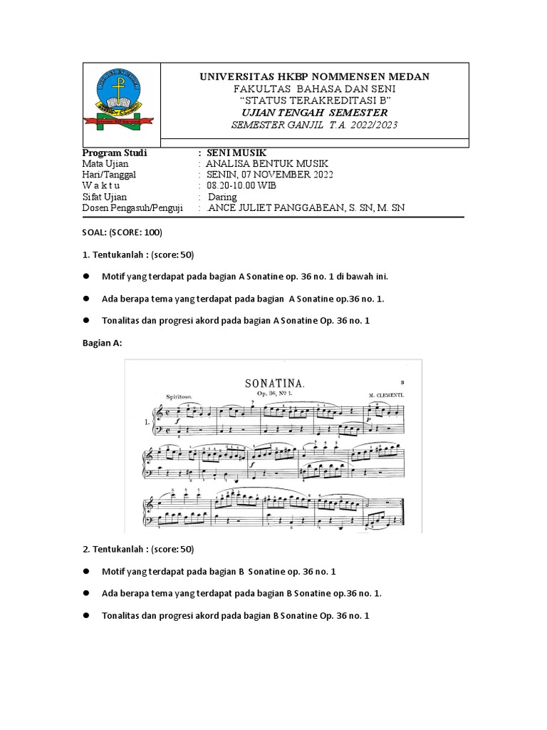 Bentuk Musik Rondo Dan Perkembangannya | PDF