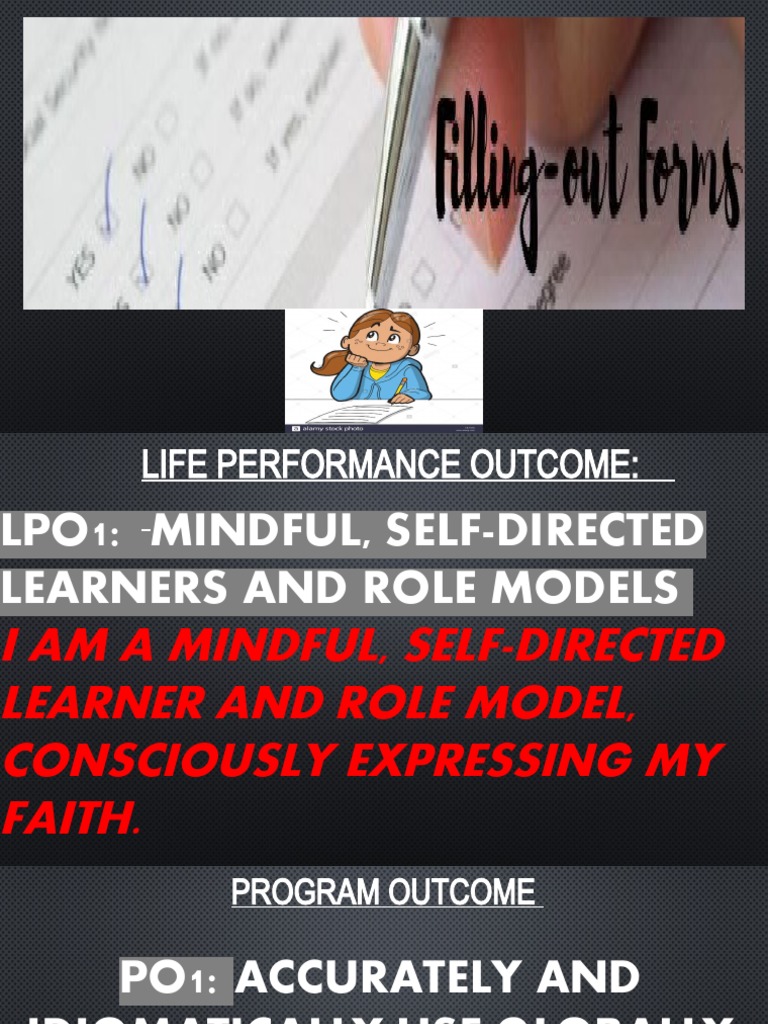 Form filling fundamentals | PDF | Learning | Communication