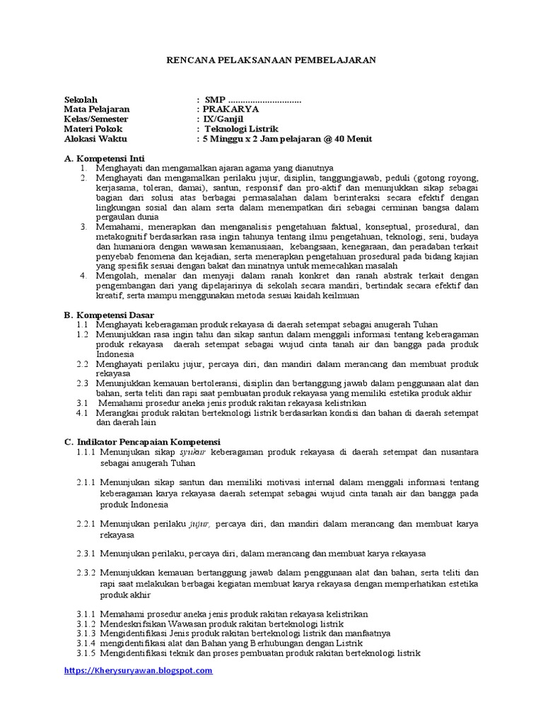 11 RPP 1 9 Ganjil | PDF