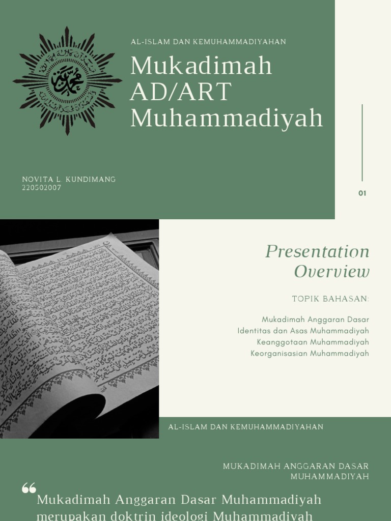 AD ART Muhammadiyah | PDF