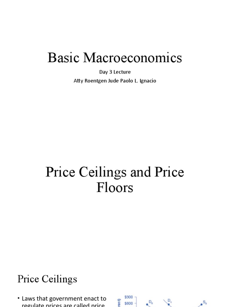 Basic Macroeconomics Day 3 Lecture | PDF | Economic Surplus | Labour ...