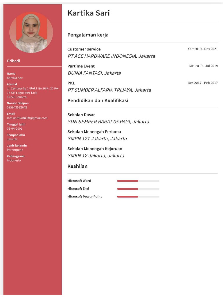 CV Kartika Sari | PDF