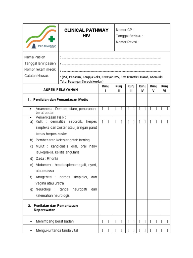 Clinical Pathway Hiv | PDF