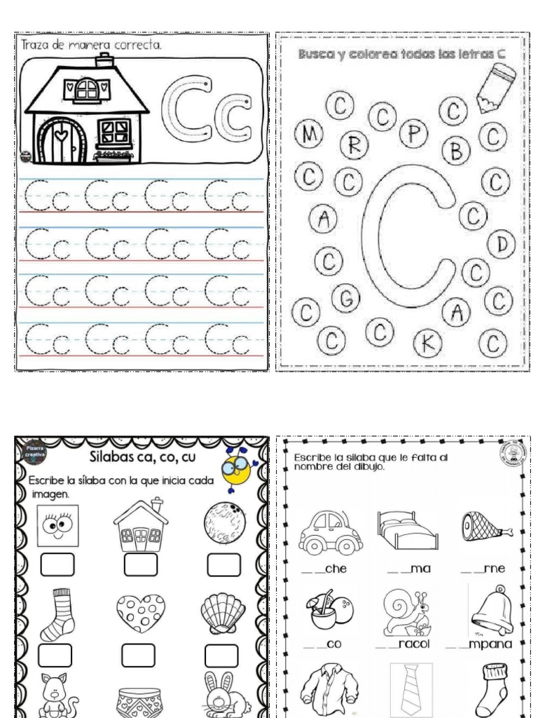 Actividades Letra CC | PDF