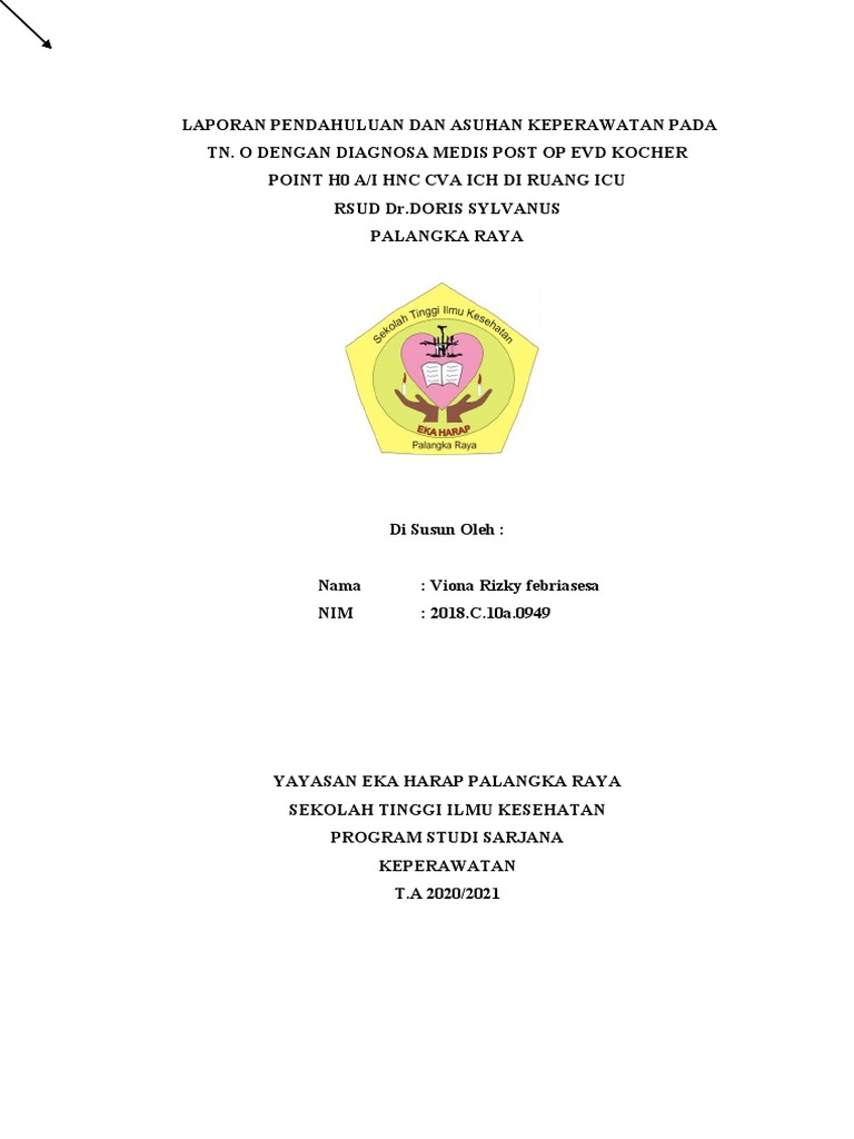 Viona Rizky Post Op Evd Kocher Point H0 Hnc Cva Ich 01 November 2021 Pdf