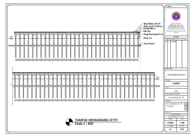 Tampak Memanjang Jetty | PDF