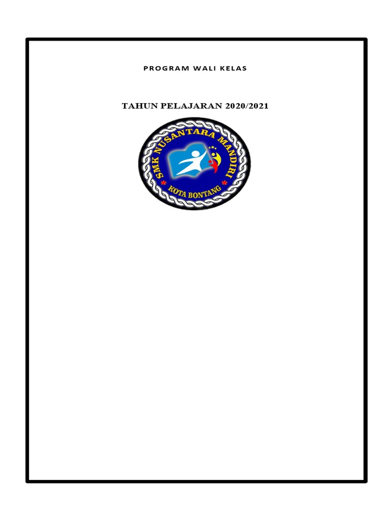Program - Kerja Wali Kelas Xii Tmi | PDF