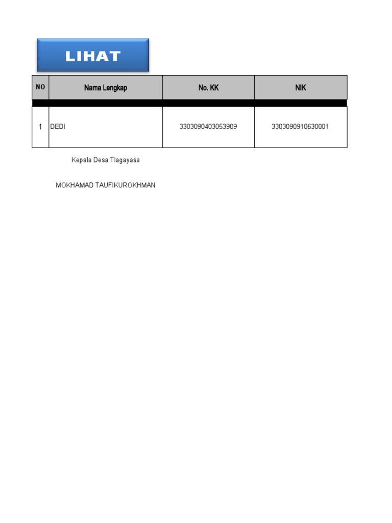 Aplikasi KK Dan KTP Andy Hakim | PDF