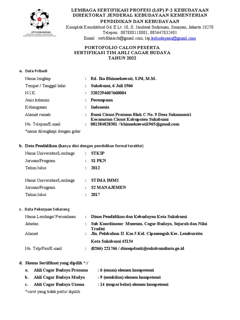 Porofolio Tahun 2022 | PDF | Seni