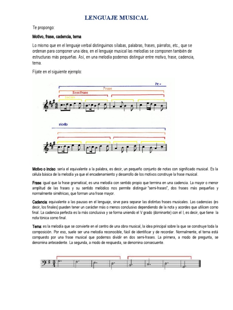 MELODIA | PDF | Melodía | Elementos de la música