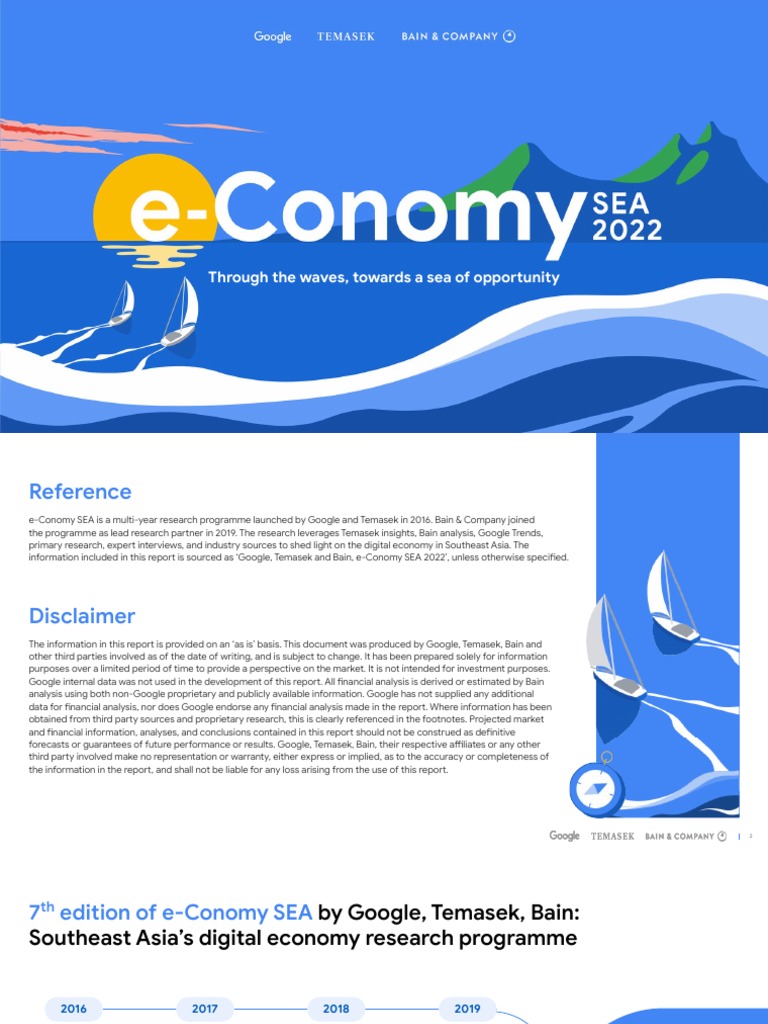 E Conomy Sea 2022 Report | PDF | E Commerce | Inflation