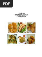 Contoh Proposal Usaha Makanan | PDF | Bisnis