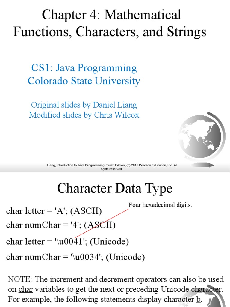 Liang Chapter 4 | PDF | String (Computer Science) | Theoretical Computer Science