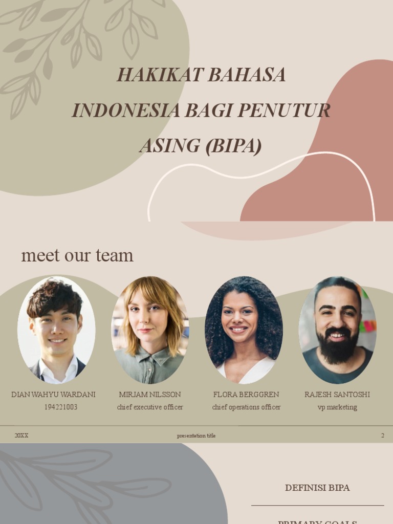 Hakikat Bahasa Indonesia Bagi Penutur Asing (Bipa | PDF | Electronic Business | Strategic Management