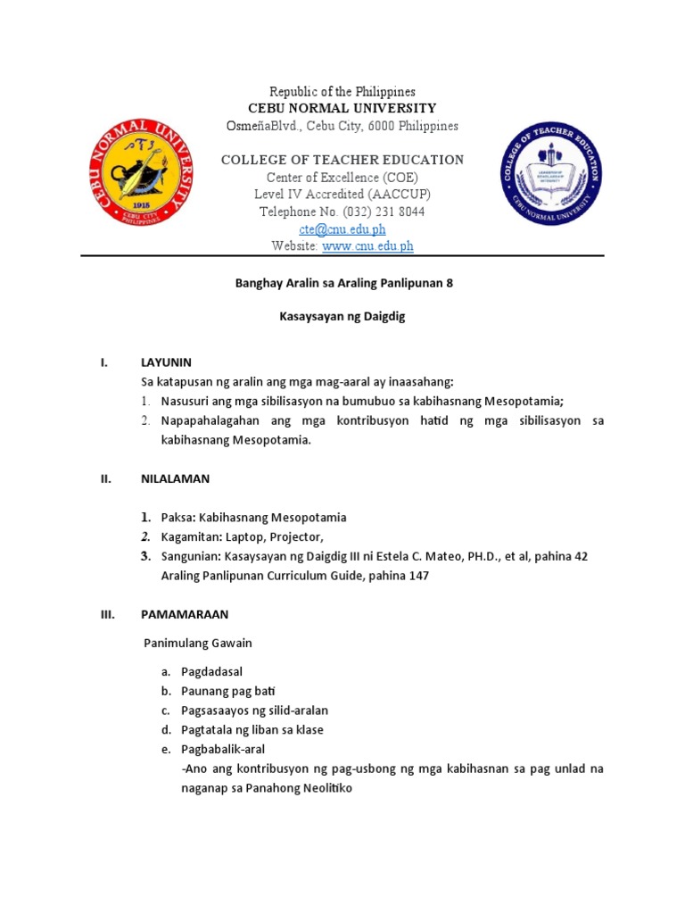 Semi Detailed Lesson Plan | PDF