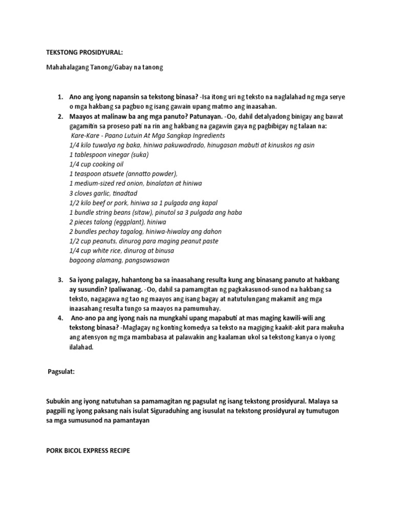 Tekstong Prosidyural | PDF