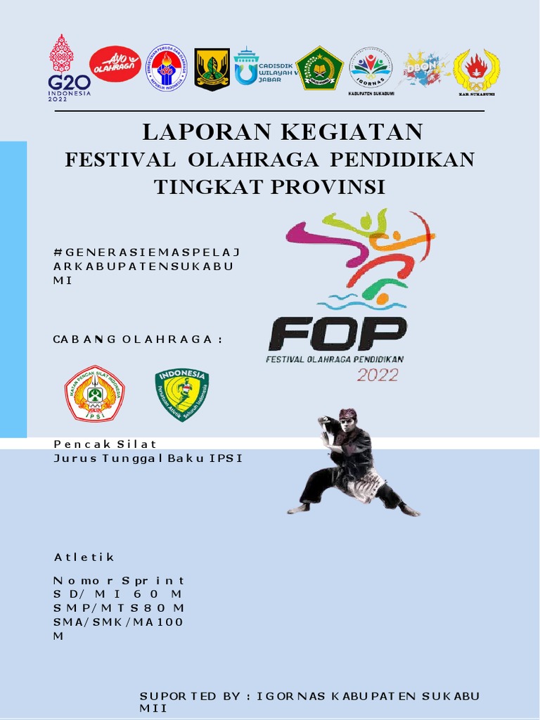 Laporan Kegiatan FOP Tingkat Propinsi 2022 | PDF