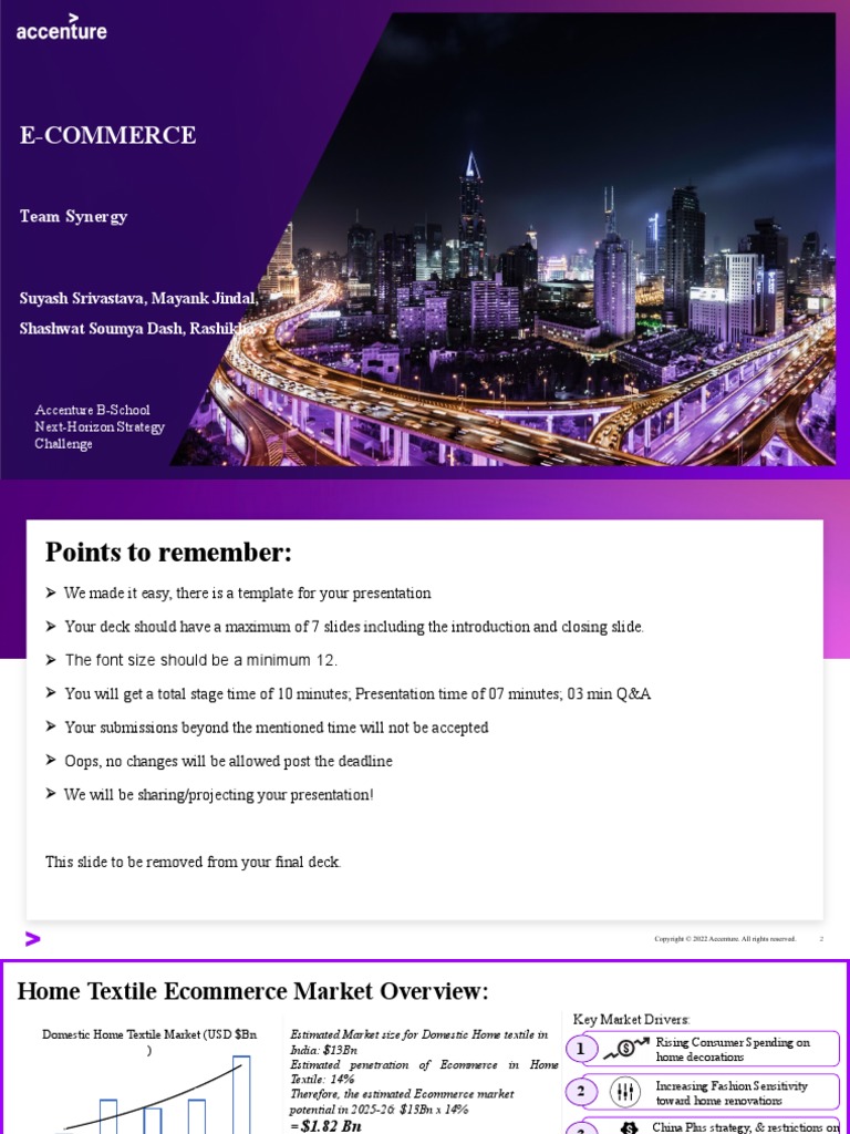 Accenture Next-Horizon B-School Challenge Student Template | PDF | E ...