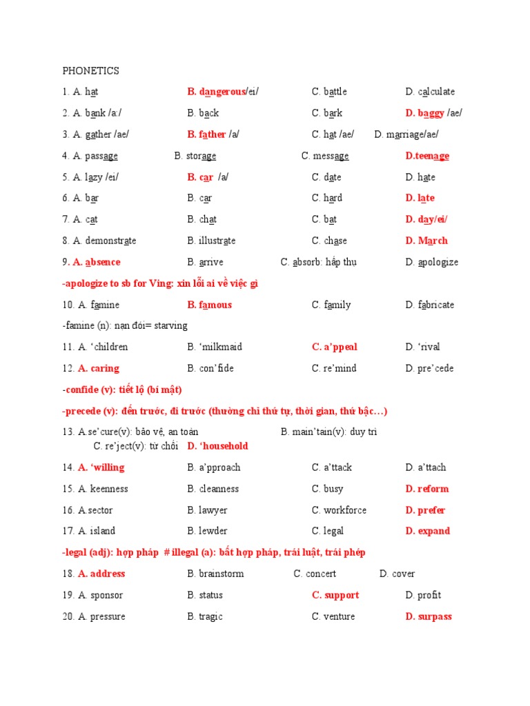 Ôn Thi Gi A Kì | PDF | Vietnam