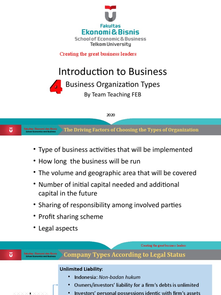 Business Organization Types | Download Free PDF | Partnership | Stocks
