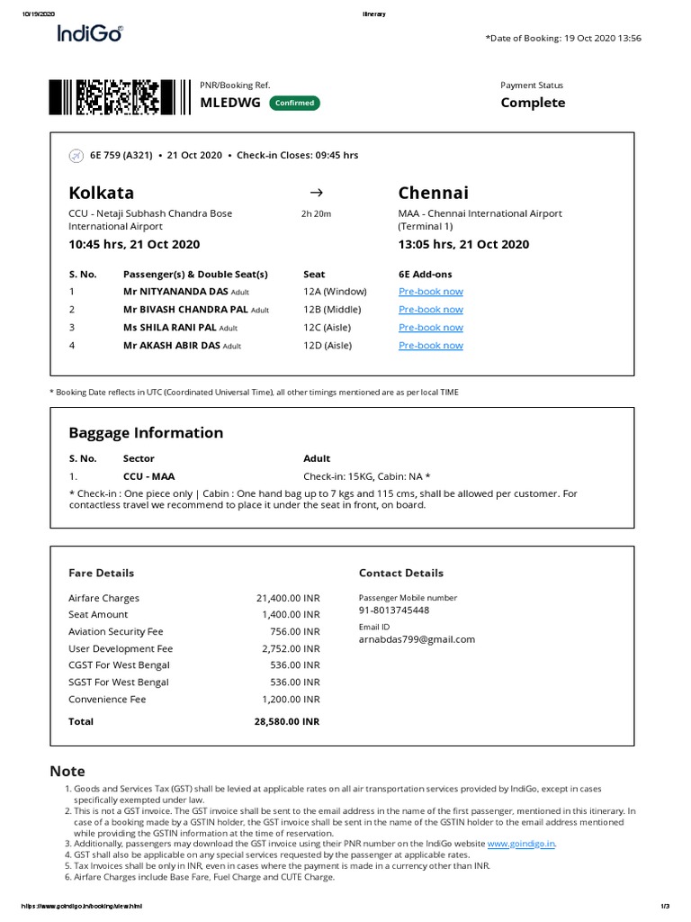Air Ticket | PDF | Travel Visa | Airport