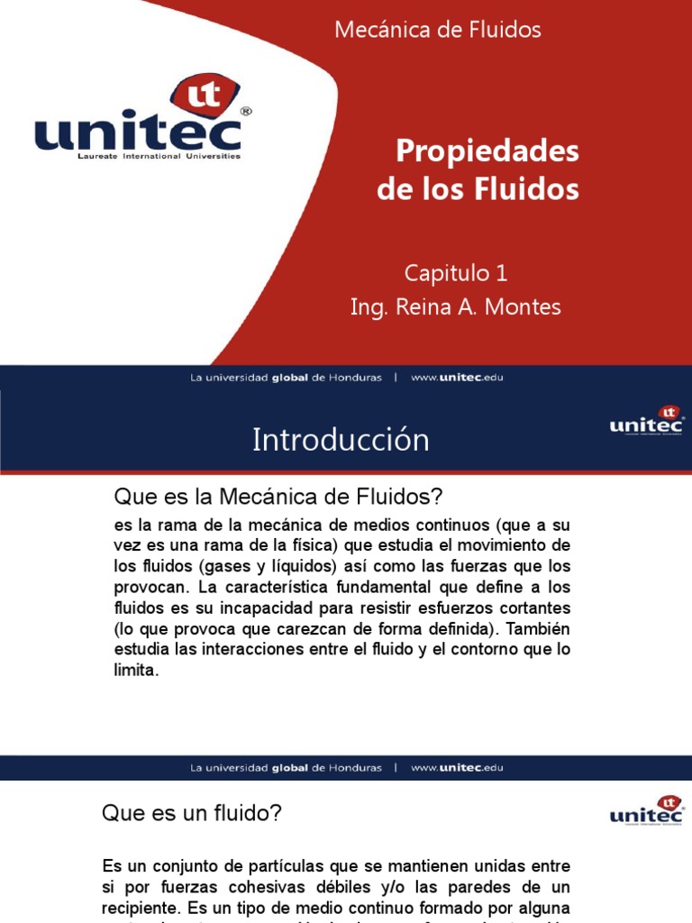 Cap. 1 Propiedades de Los Fluidos | PDF | Presión | Mecánica de fluidos