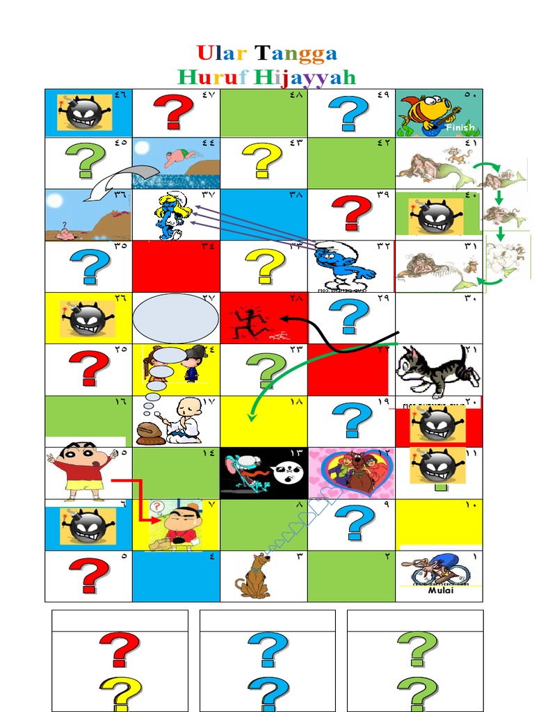 Ular Tangga Huruf Hijayyah | PDF