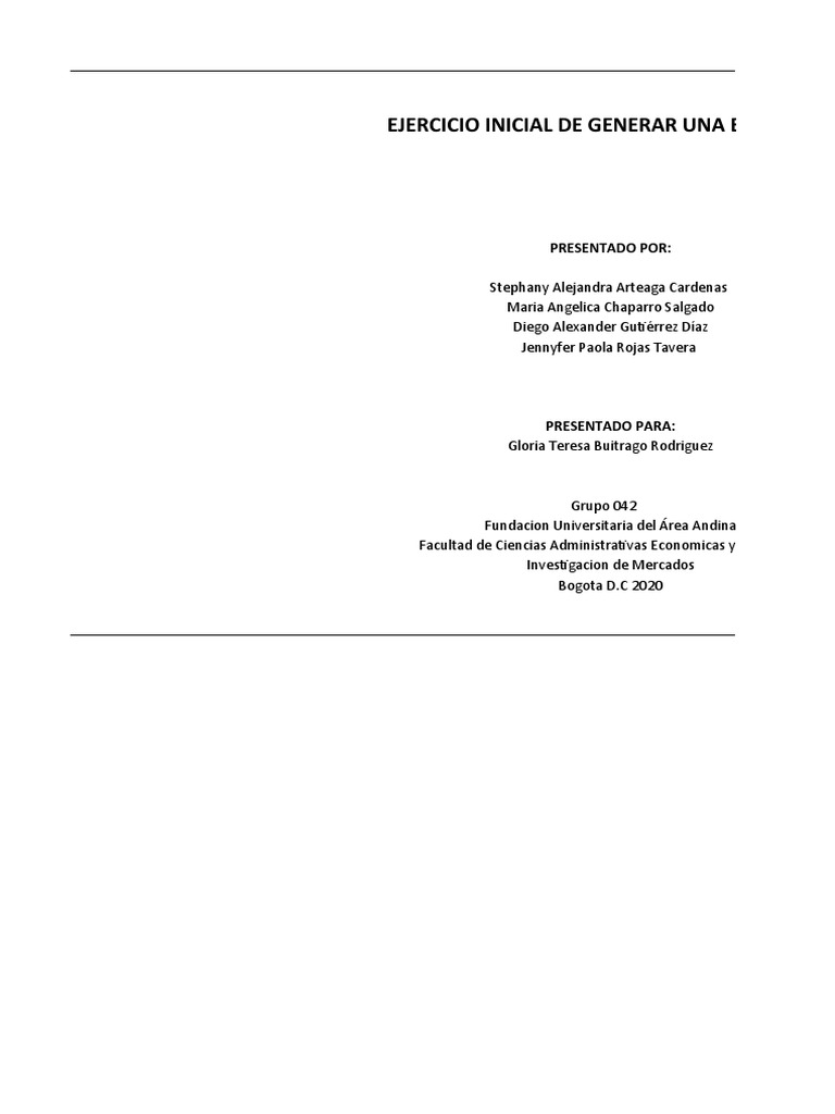 Final Actividad Evaluativa - Eje 03-Investigacion de Mercados | PDF | café | Investigación de ...