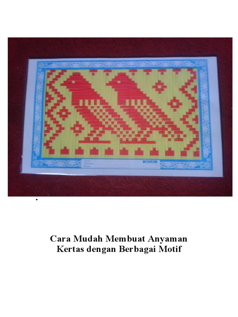 Anyaman Kelas VB | PDF