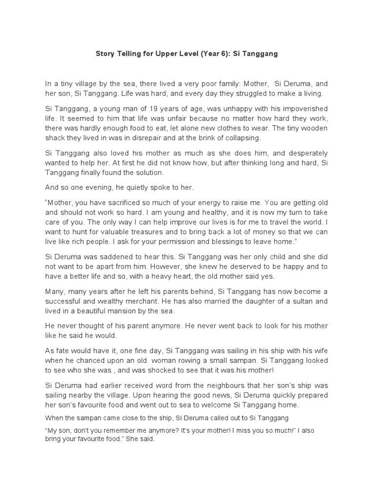 Story Telling For Upper Level | PDF