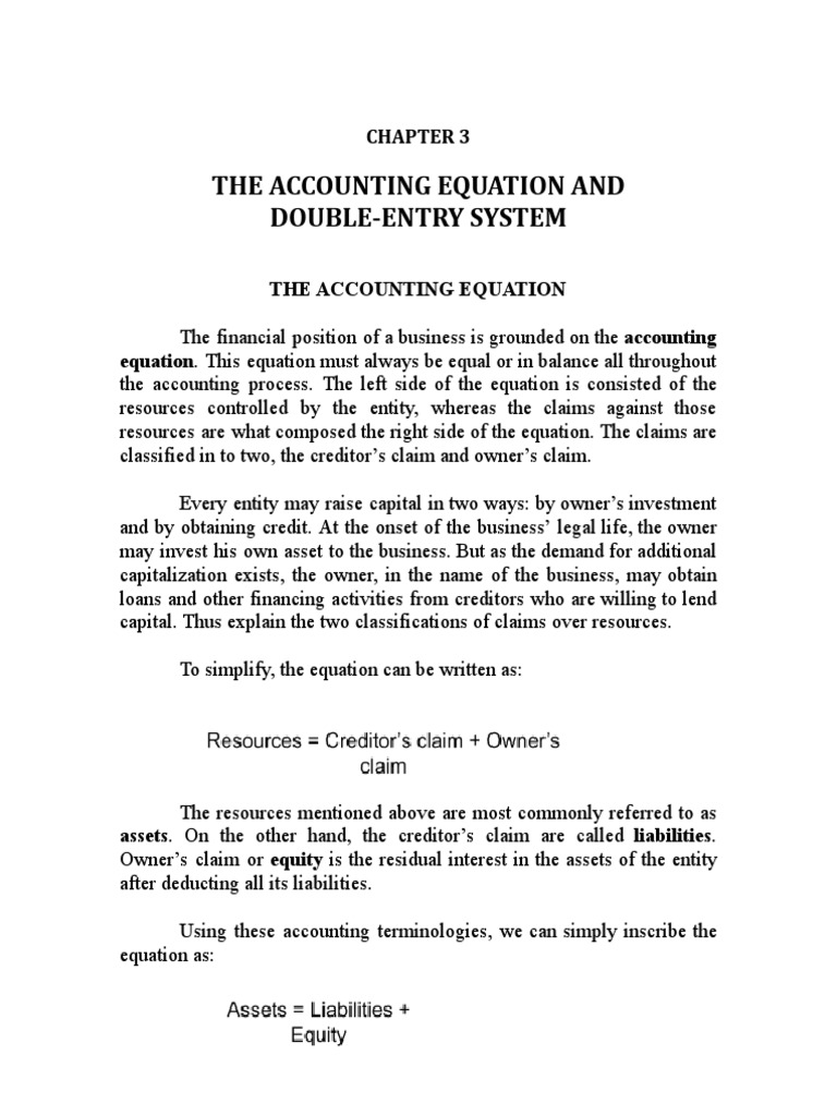 FAR Chapter3 - Final | PDF | Debits And Credits | Equity (Finance)