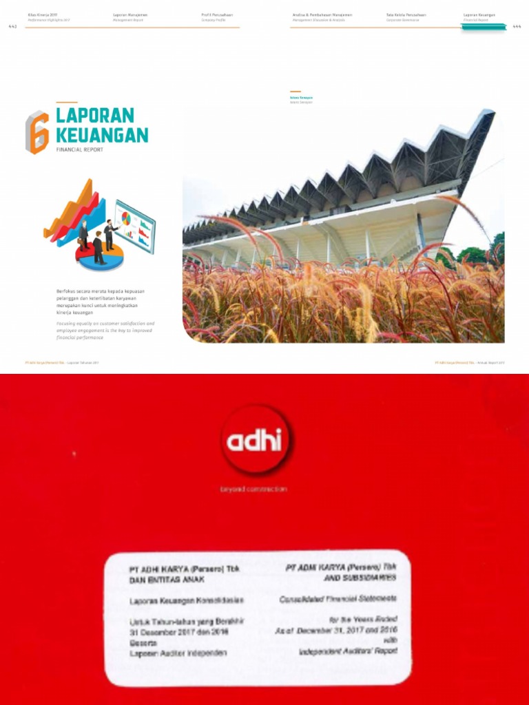 PT Adhi Karya - Annual Report 2017 | PDF