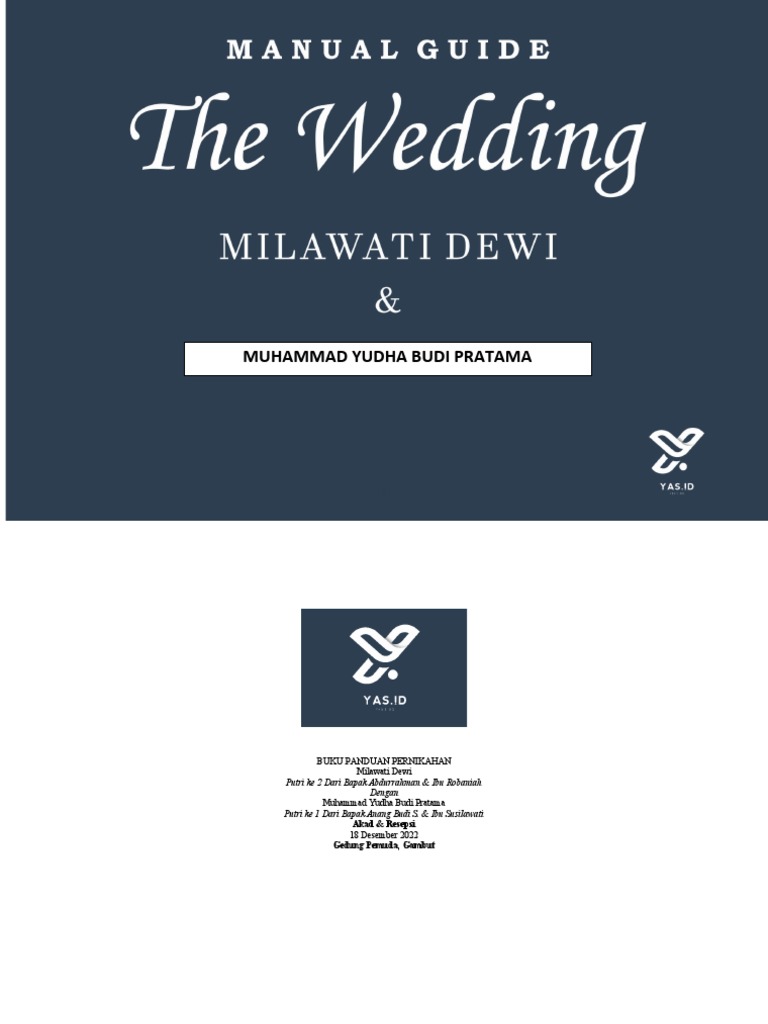 Manual Guide Wedding Ka Mila | PDF