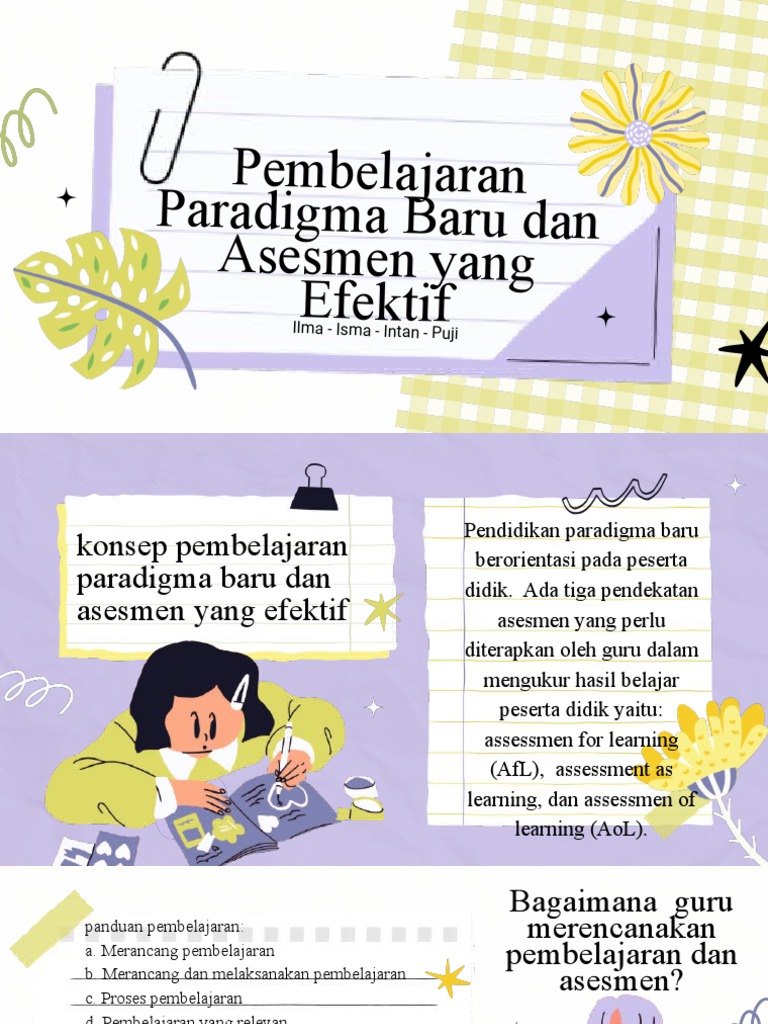 Paradigma Baru dalam Pembelajaran dan Asesmen | PDF | Sains & Matematika