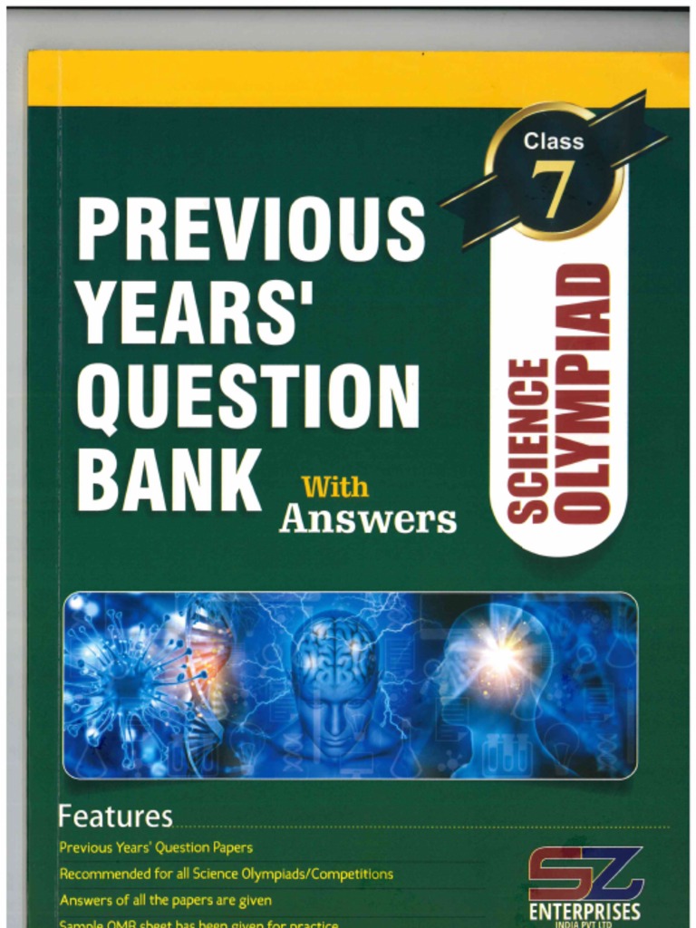 Grade 7 Previouse Year Question Bank Silver Zone Science Olympiad | PDF