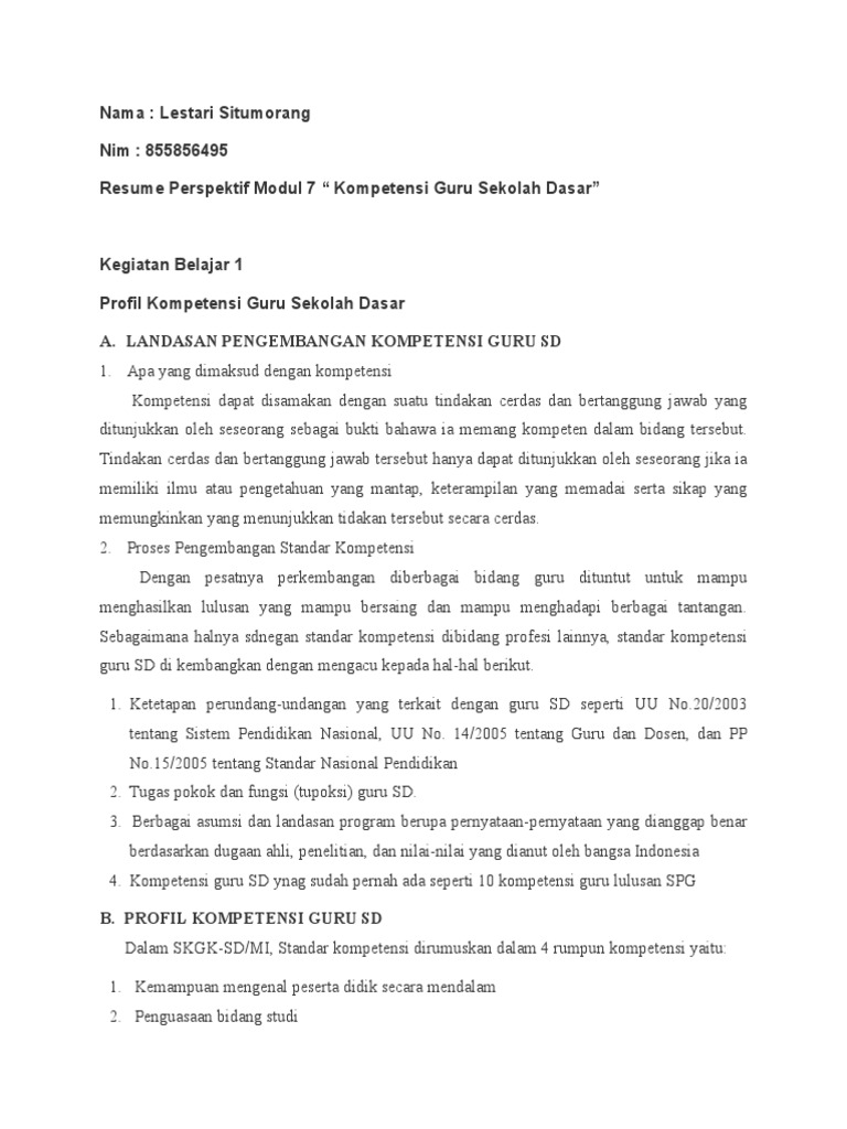 Resume Modul 7 | PDF