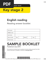 KS2 English Reading Test 2025 | PDF | Copyright