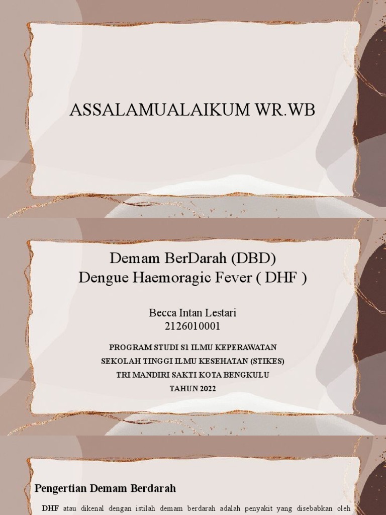 DBD (Demam BerDarah) | PDF