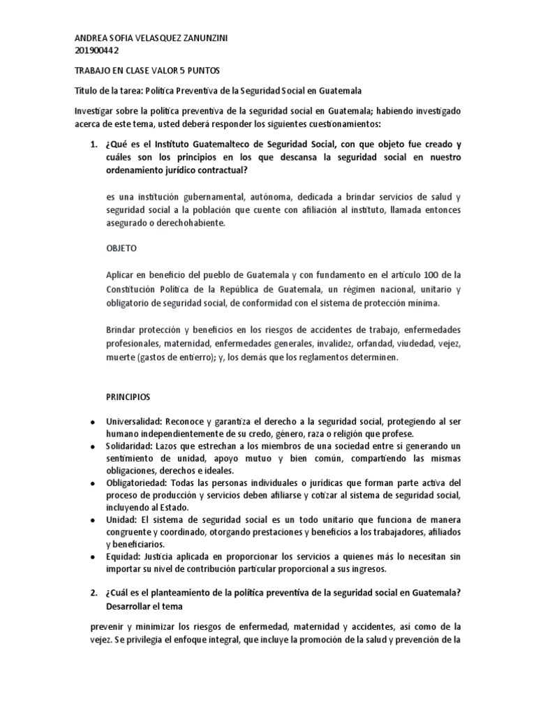 Trabajo en Clase | PDF | Bienestar | Asistencia sanitaria preventiva