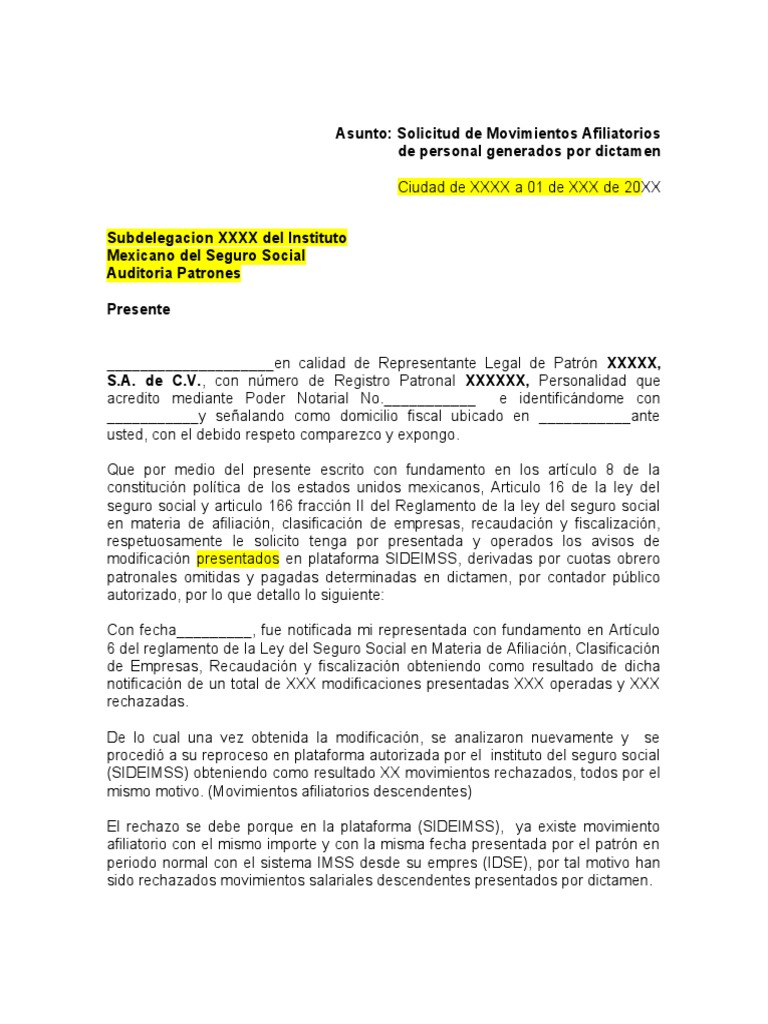 Escrito Libre IMSS | PDF | Gobierno