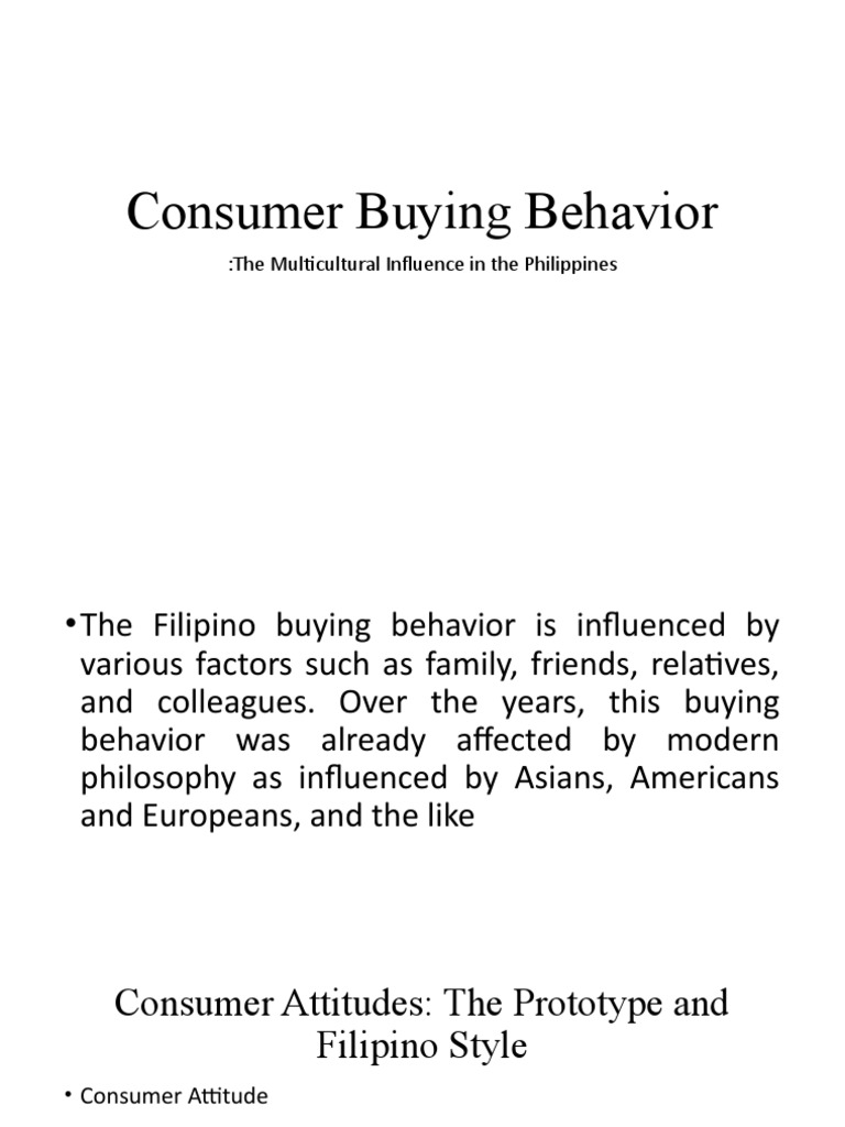 Consumer Buying Behavior | PDF | Behavior | Marketing