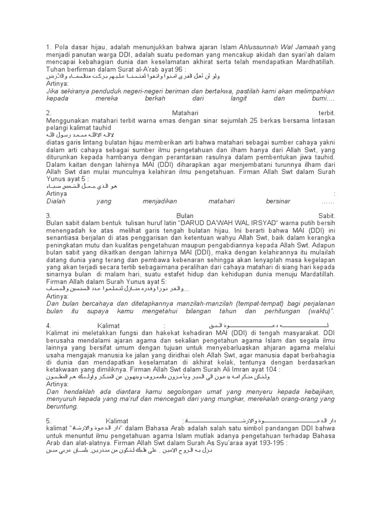 Makna Logo DDI | PDF